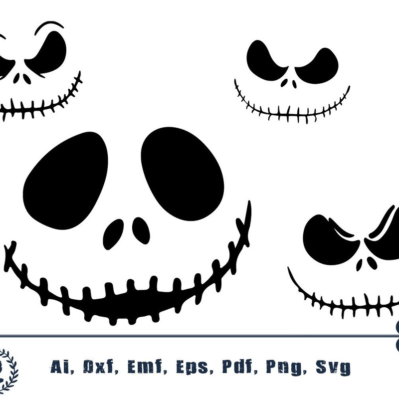Jack Skellington Svg - Etsy