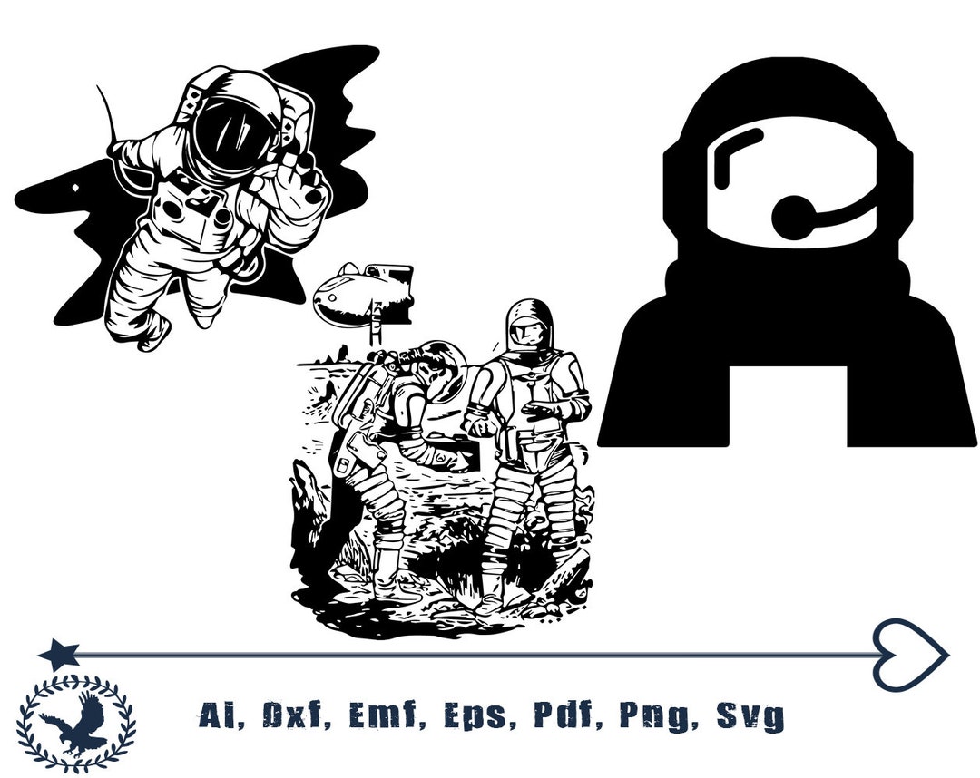 ASTRONAUT SVG, Astronauts Clipart, Space Clipart, Planet Svg, Space ...