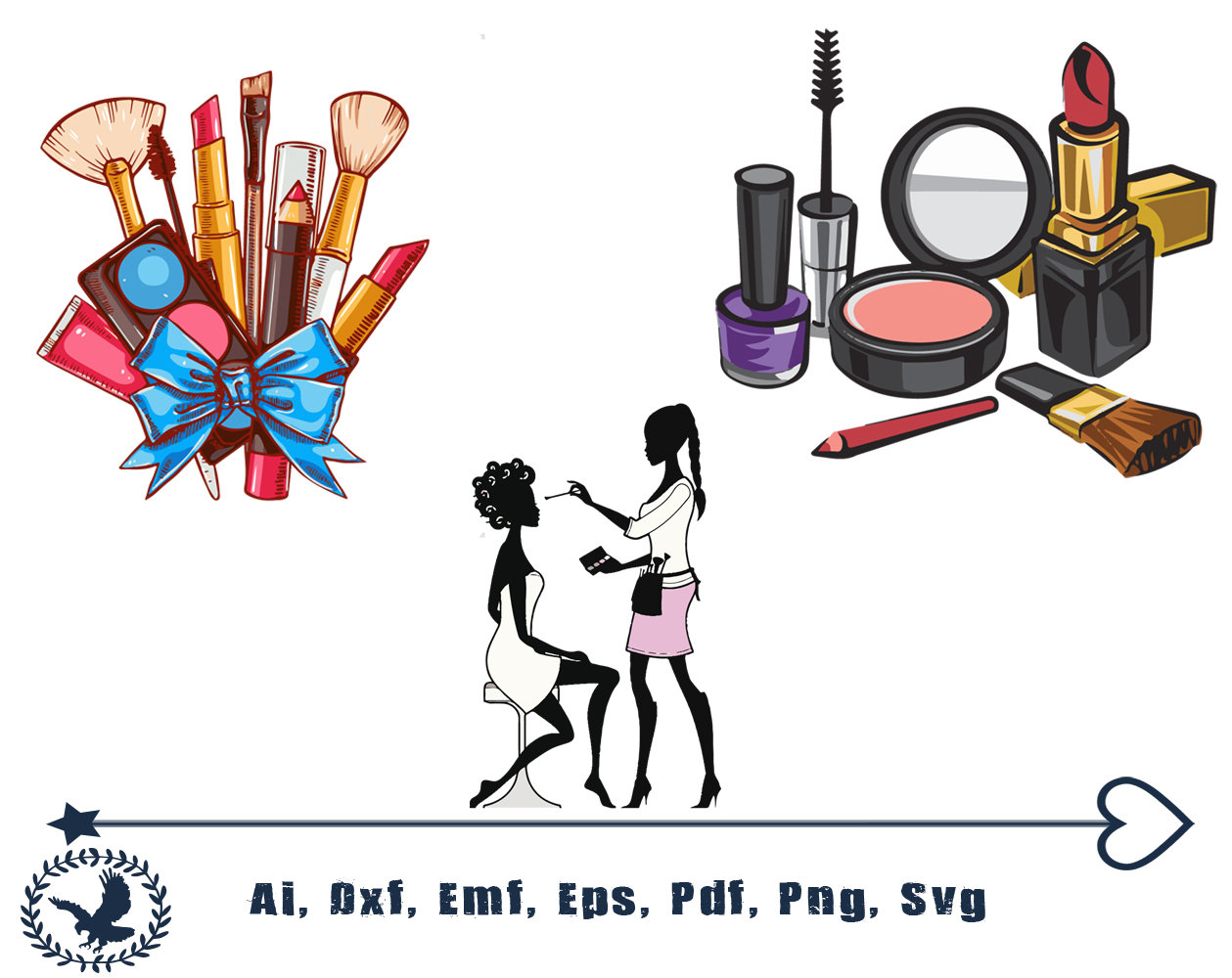 Make up Svg Svg File Svg Files Lipstick Svg Mascara | Etsy
