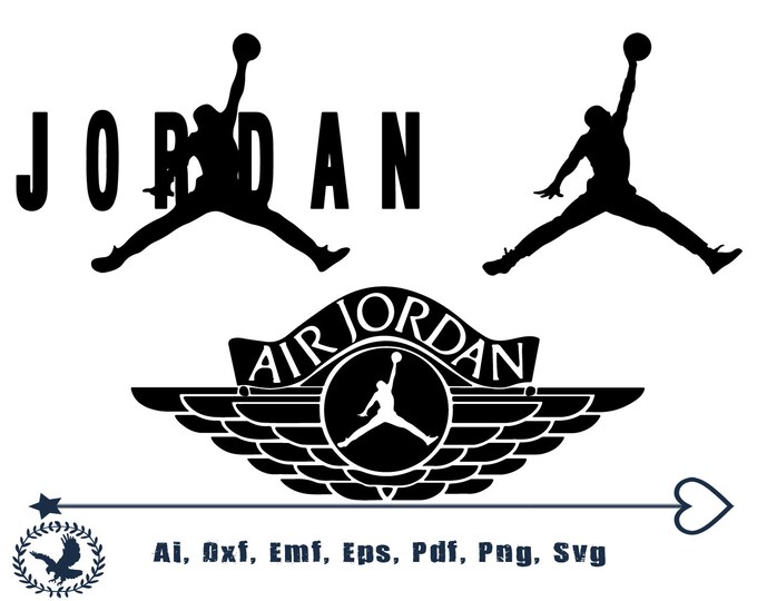 Jordan SVG File Jordan Monogram Jordan Clipart Jordan SVG Jordan Jump ...