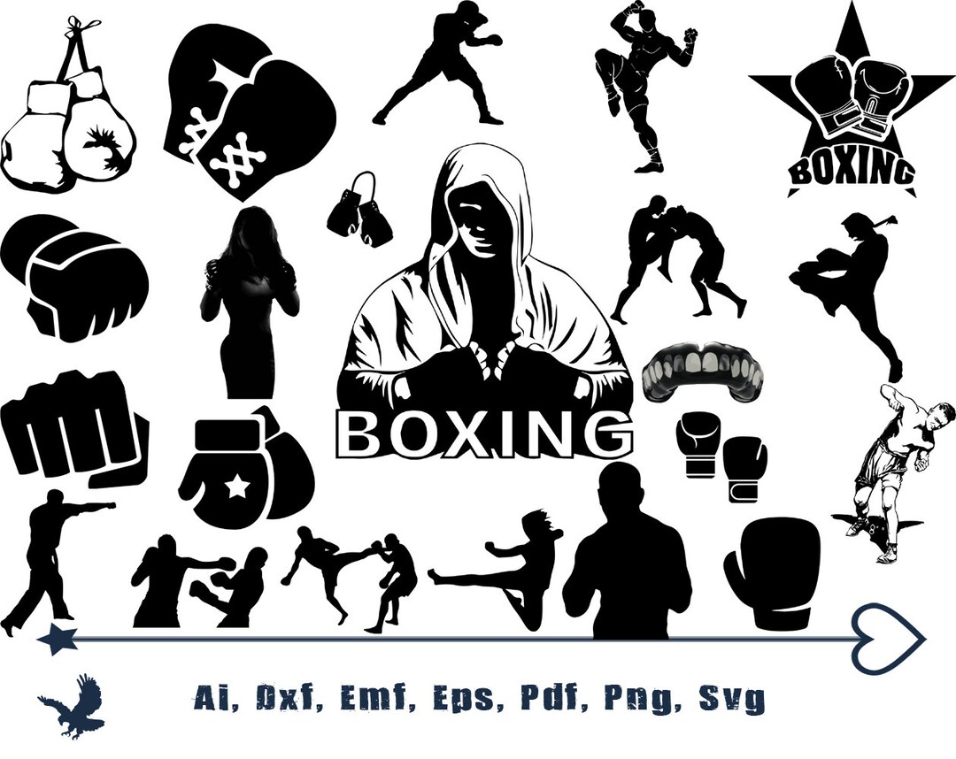 BOXING SVG Glove Svg Boxing Svg Fighting Svg Mma Svg - Etsy Canada