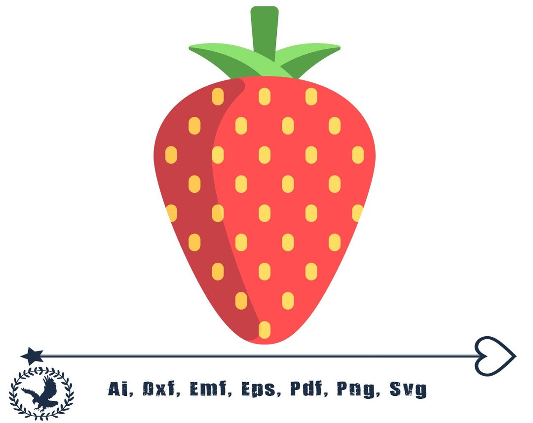 Strawberry SVG, Strawberry Clipart, Pineapple Cutting File, Summer SVG ...