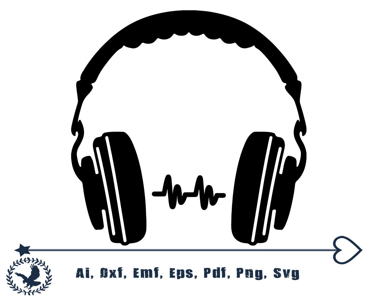 Headphones With Music Clipart