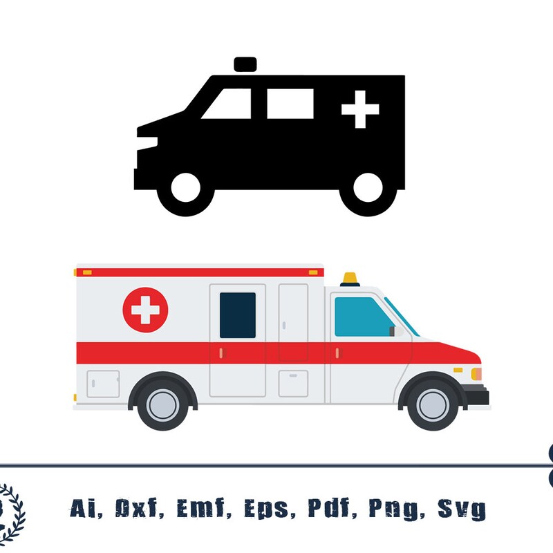 Ambulance Svg - Etsy
