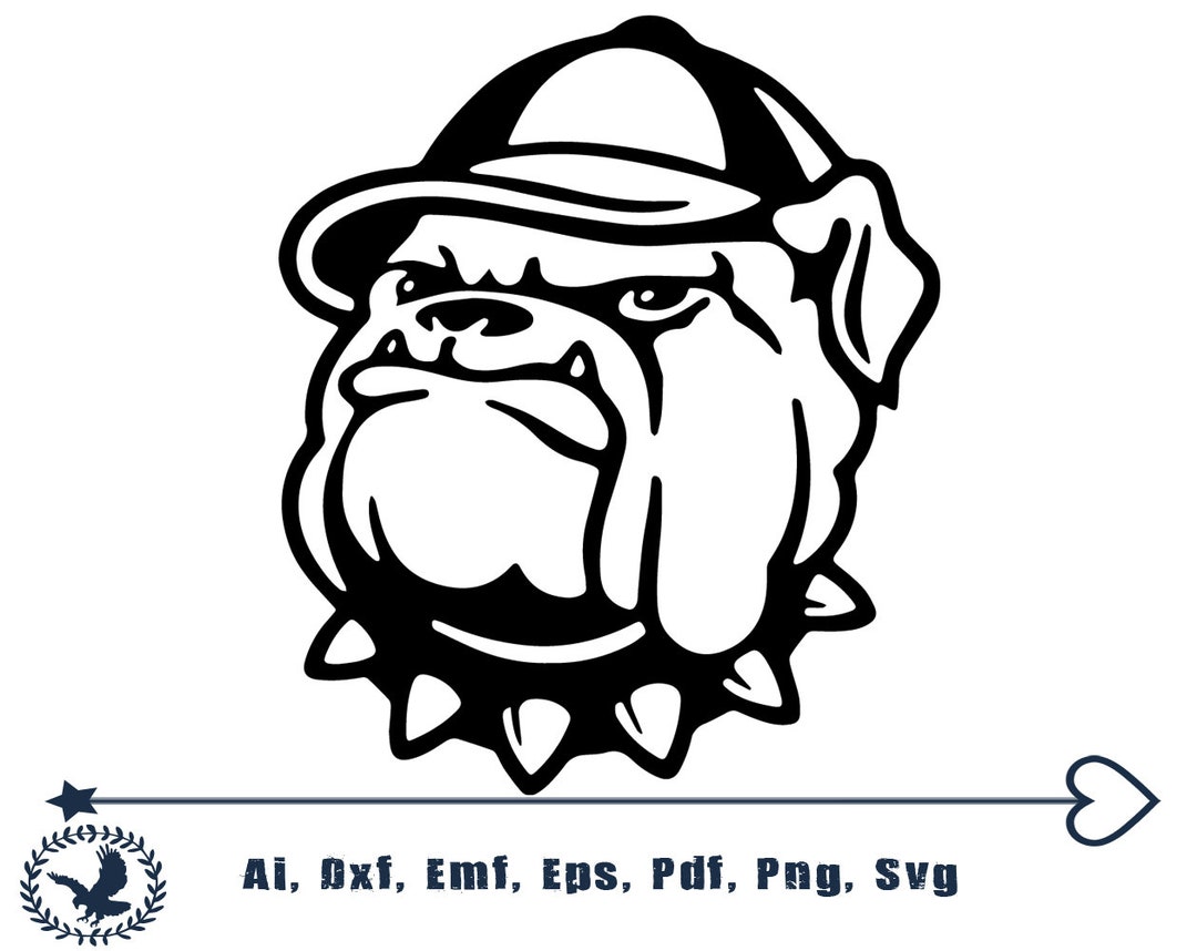 Bulldog SVG for Cutting Machines, SVG Files.instant Download,ai,dxf,emf ...