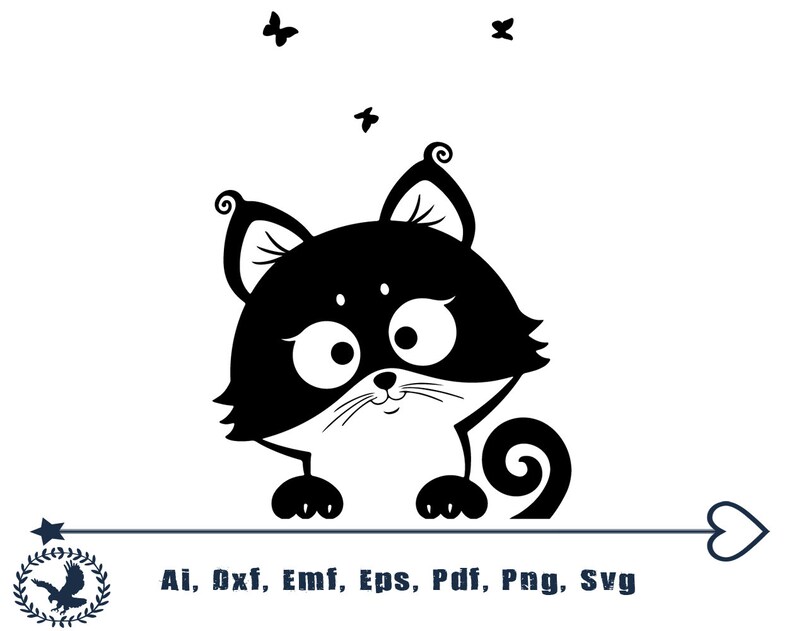 Cats Svg Kitty Svg Kitten Svg Cute Cat Svg Cartoon Cat Svg Cat | Etsy