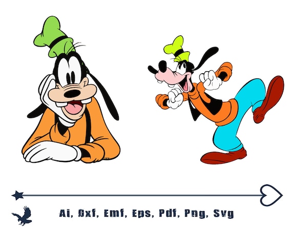 Goofy Svg Gooffy Svg Eps Dxf Png Cutfiles for Cricut | Etsy Canada