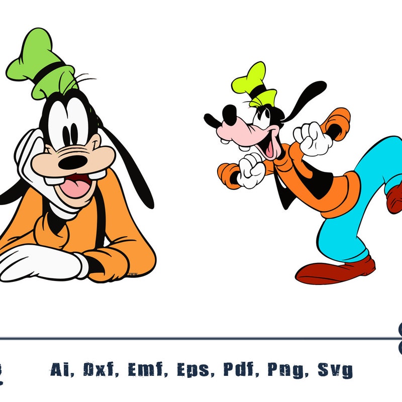 Goofy Svg - Etsy