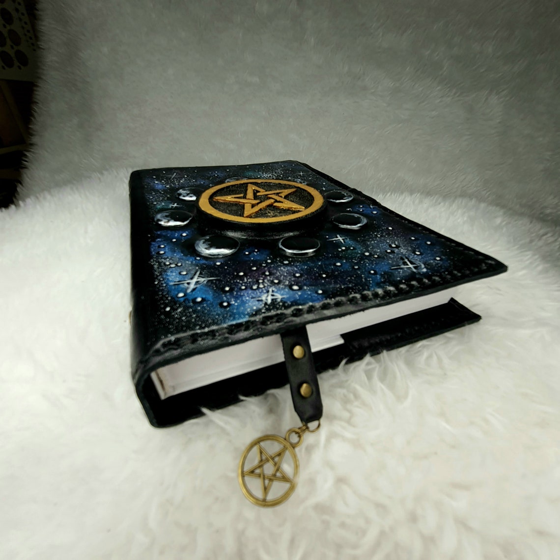 3D Leather Refilable Notebook Magicgalaxyleather | Etsy