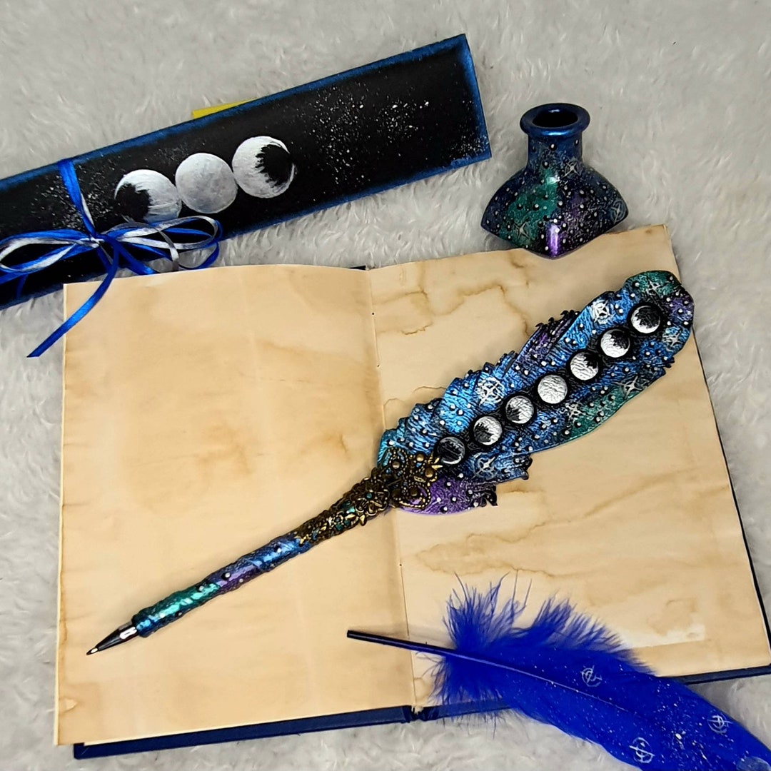 Magic,witch Pen,custom Fountain Pen,mystery Pen,phases Moon,magic ...