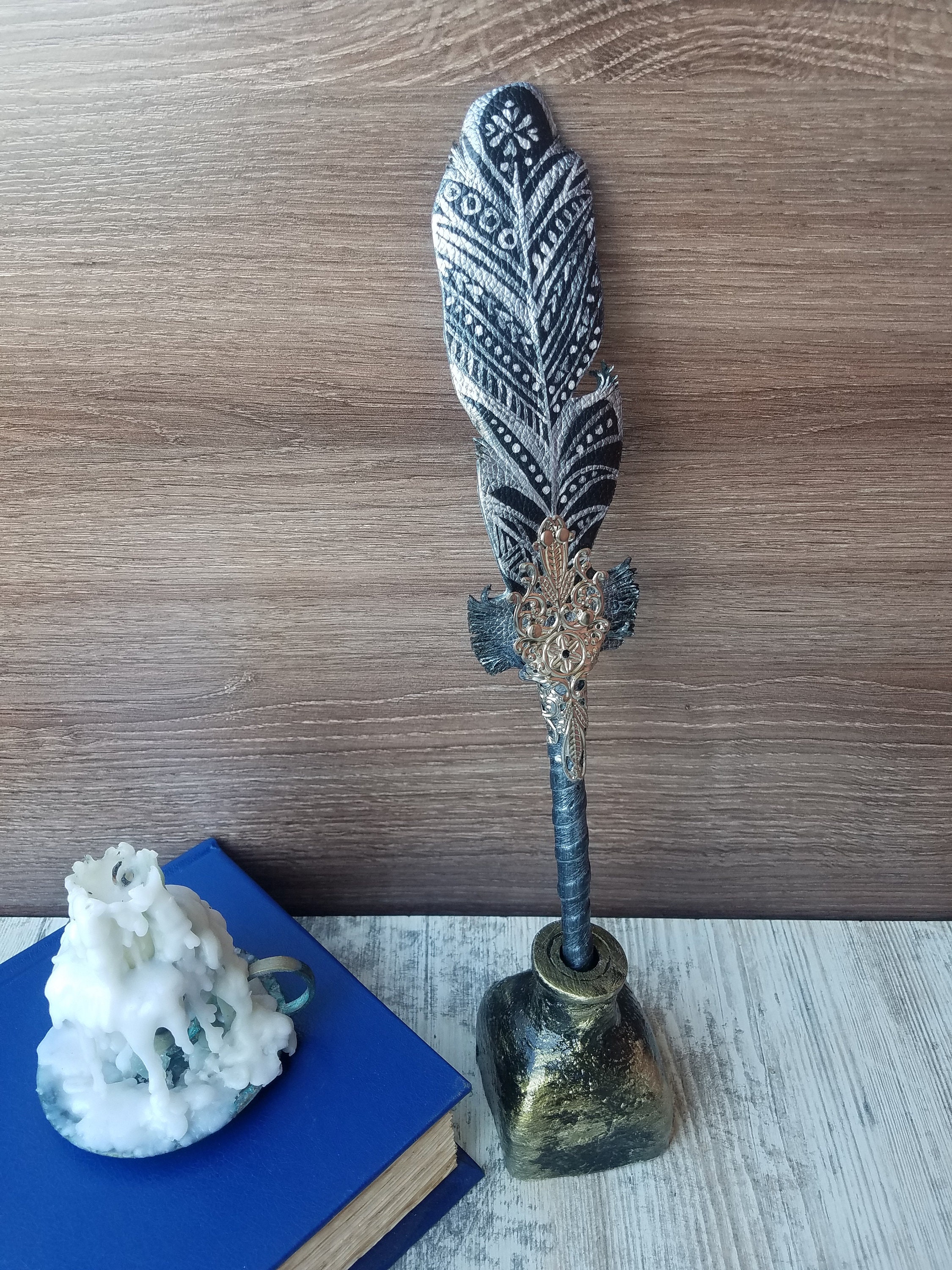 Magic bird wing custom fountain penmystery penwedding | Etsy