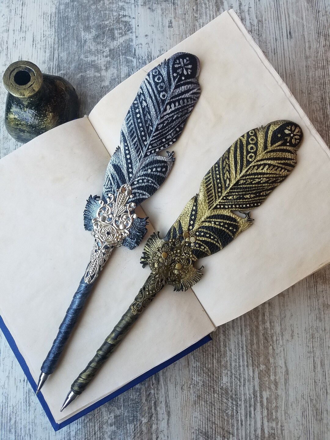 Magic Bird Wing, Custom Fountain Pen,mystery Pen,wedding Pen,magic ...