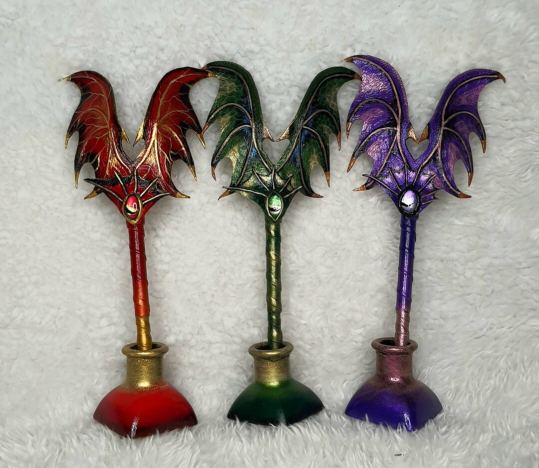 Custom Fountain Pen,magic,cosplay,gothic,dragon Wing Pen,3d LEATHER ...