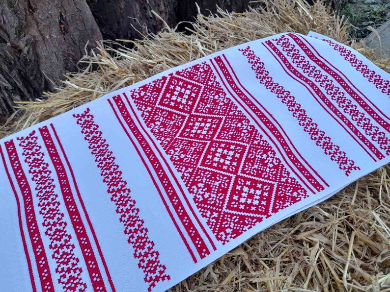 Traditional Embroidered Rushnyk / Ukrainian Rushnyk / Handmade ...