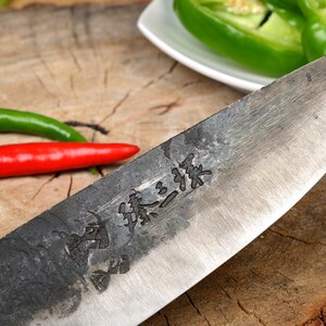 Zhensanhuan Hand Hammered Forged Kitchen Knife Chef Cleaver for ...