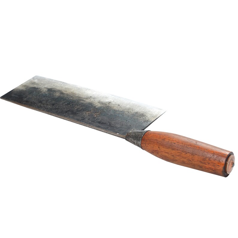 Zhensanhuan Hand Hammered Forged Kitchen Knife Cleaver for - Etsy