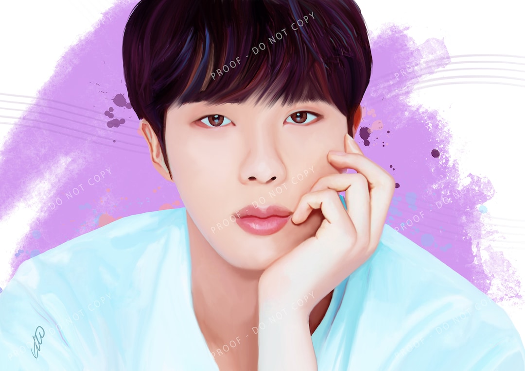 BTS Jin Art Print Fan Art A4 A5 Kpop - Etsy