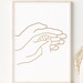 Family Hand Print Holding Hands Art Baby Art Birth Wall - Etsy
