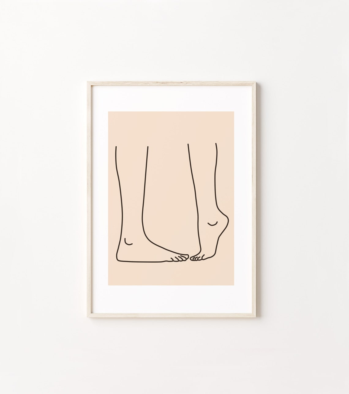 Legs Line Art Man and Woman Print Minimalist Love Art | Etsy