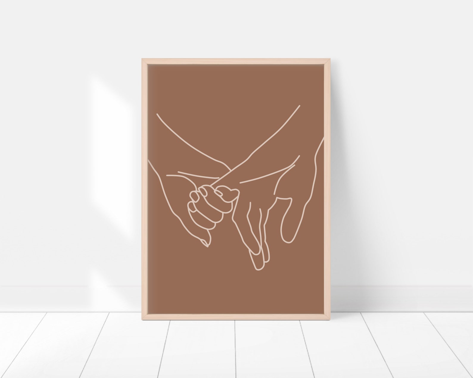 Holding Hands Print Minimalist Love Poster Abstract Couple - Etsy