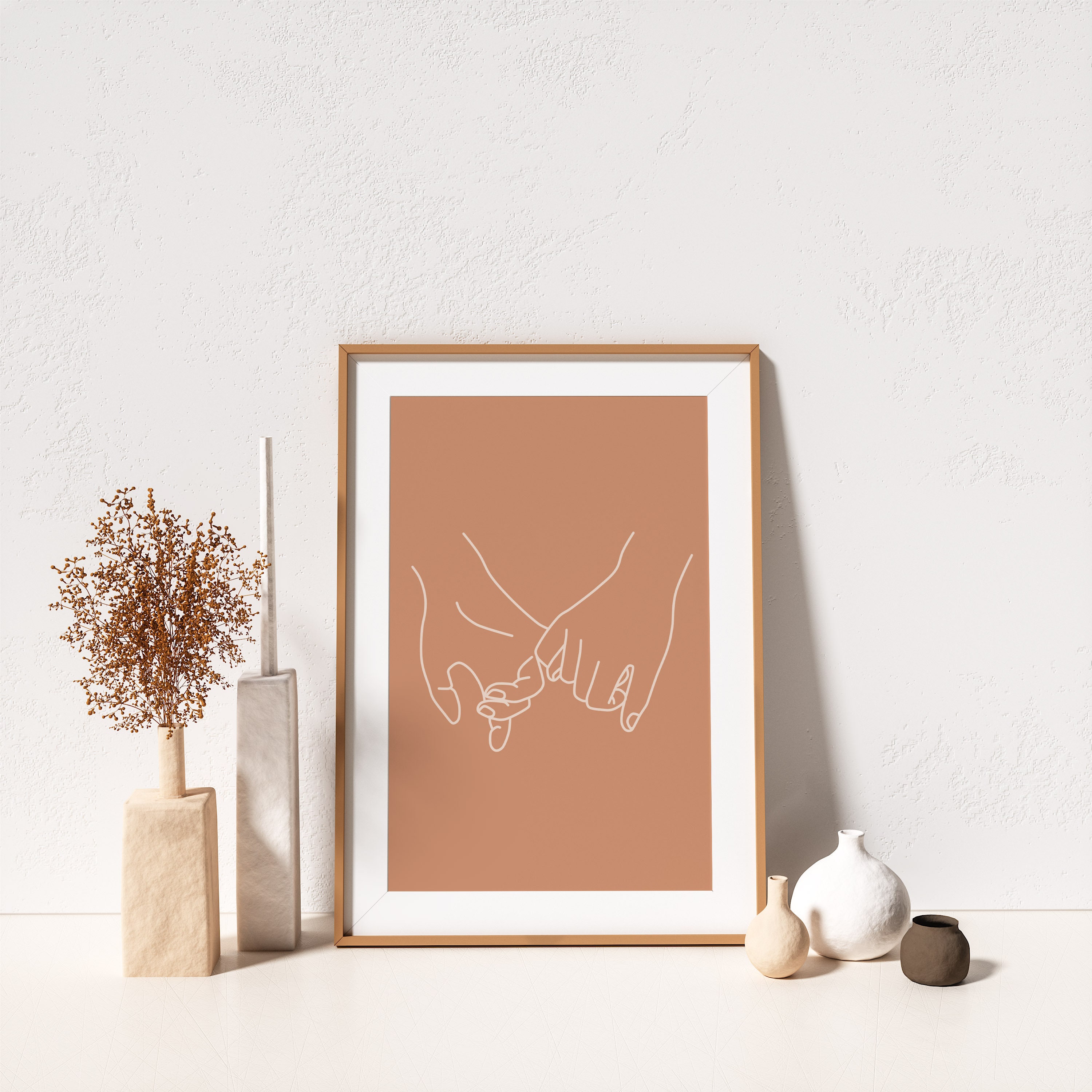 Pinky Promise Print Holding Hands Line Art Pinky Swear - Etsy