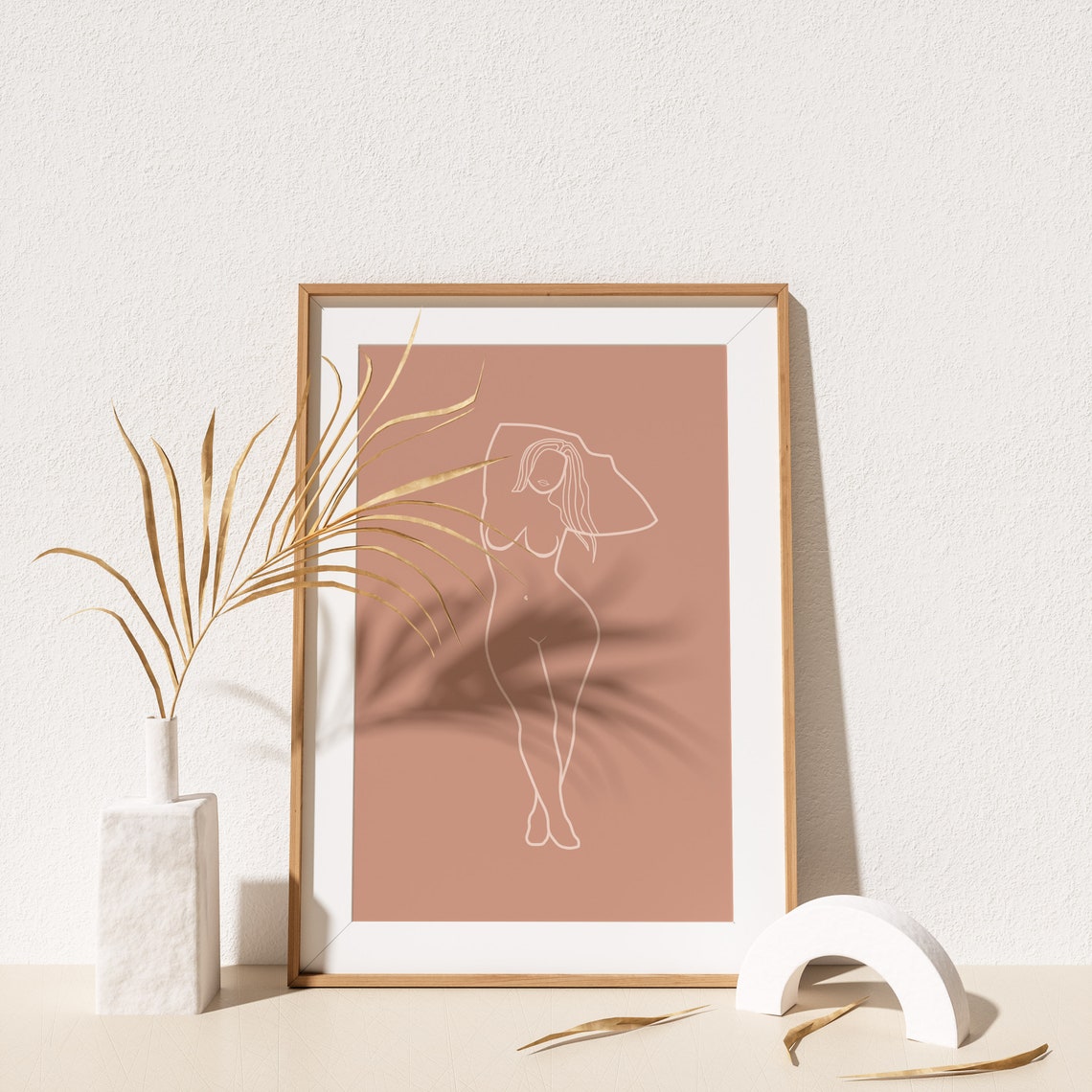 Body Positive Line Drawing Curvy Woman Art Big Girl Wall - Etsy
