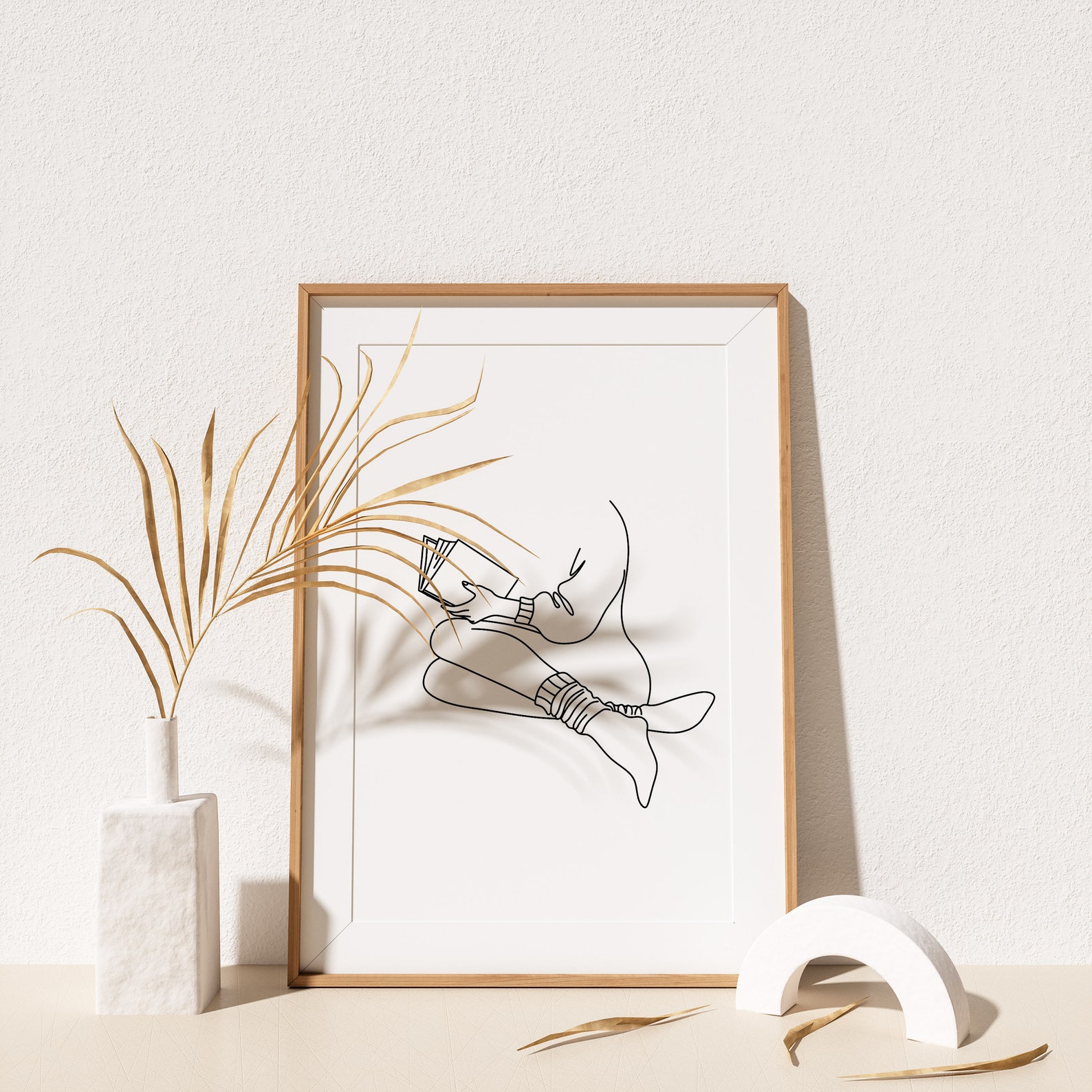 Woman Reading Print Book Line Art Reading Line Drawing - Etsy