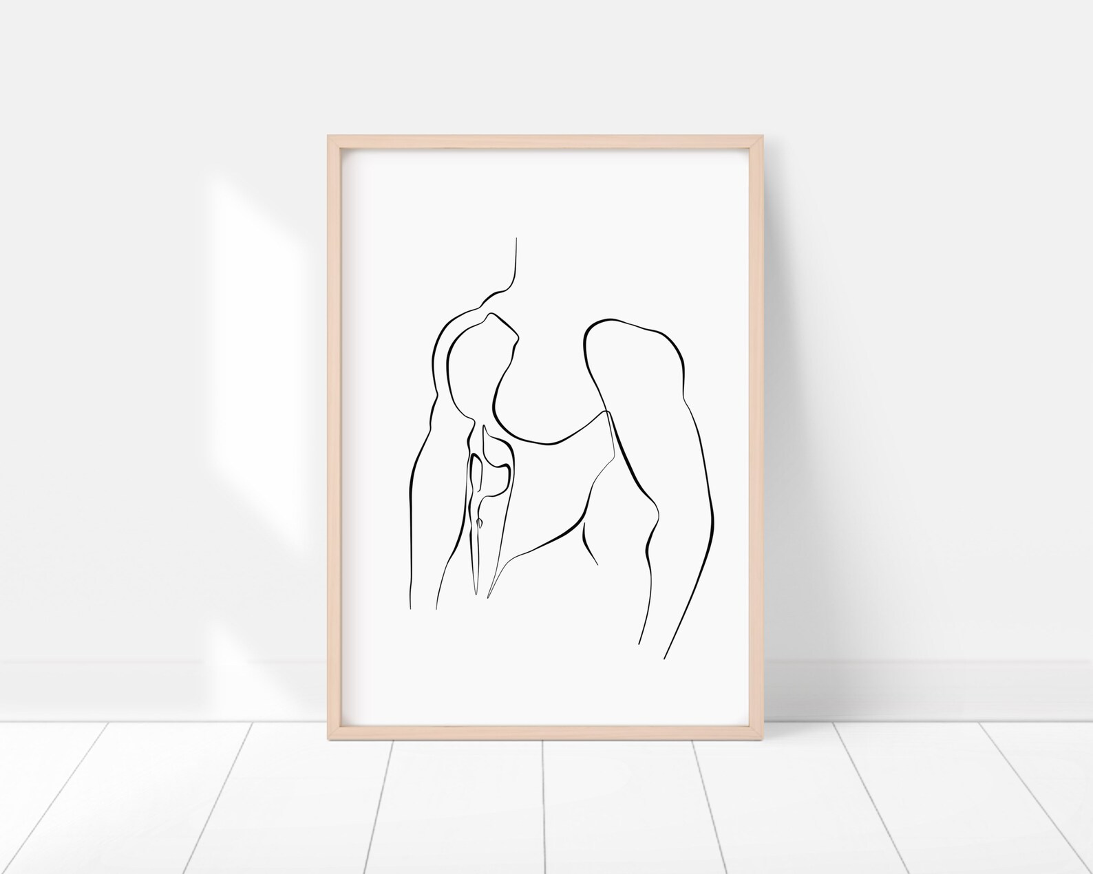 Minimal Line Art Male Man Figure Drawing Minimalist Body - Etsy