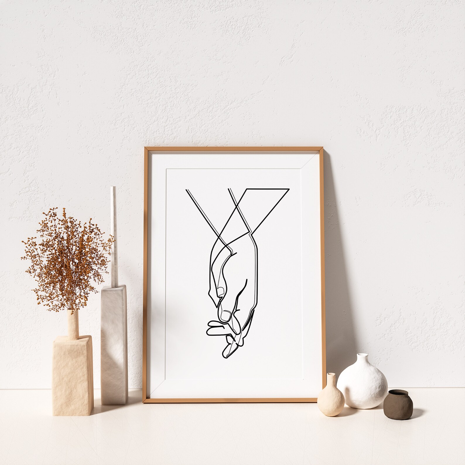 Holding Hands Art Couple Abstract Art Hands Poster - Etsy