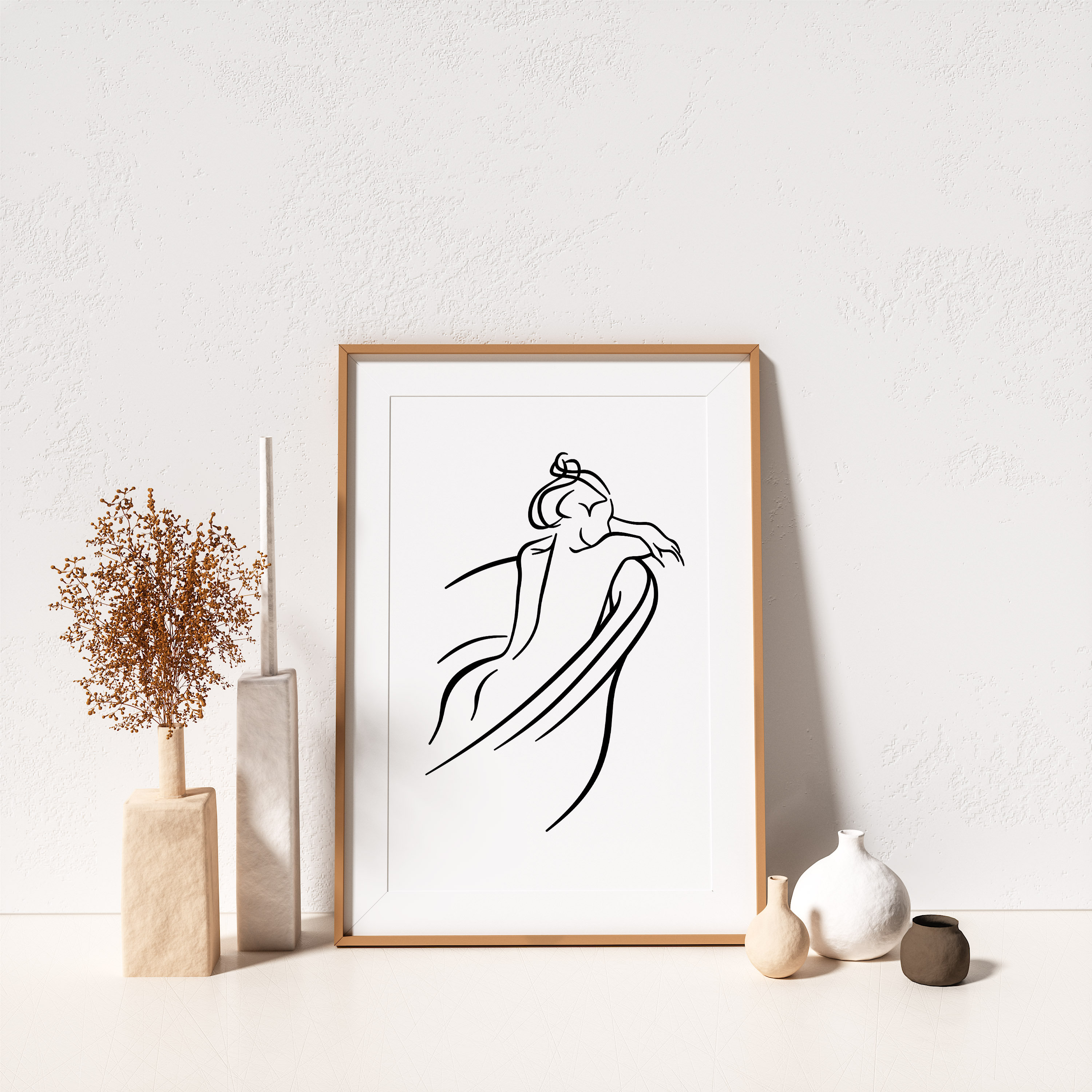 Woman in Bathtub Line Art Print Bathroom Line Drawing Female - Etsy