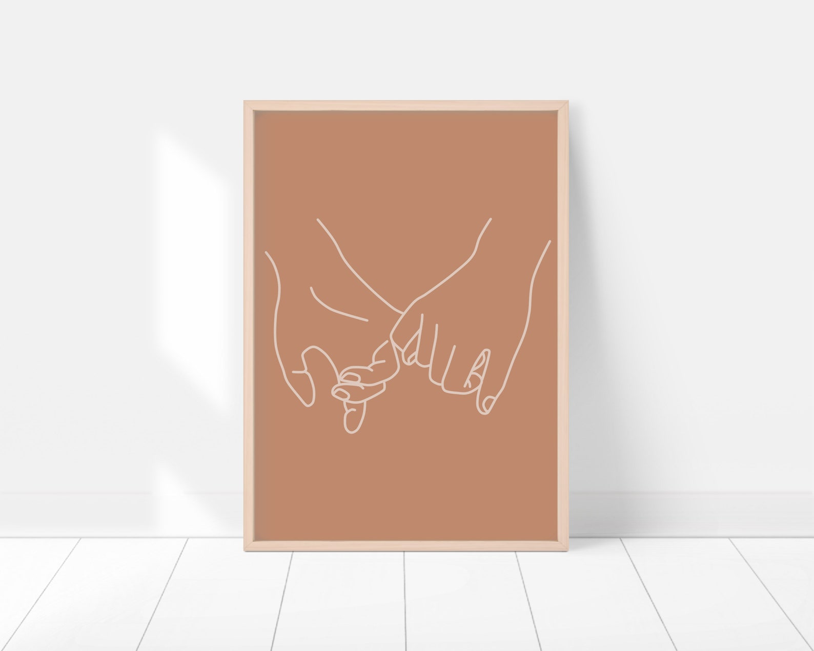 Pinky Promise Print Holding Hands Line Art Pinky Swear - Etsy