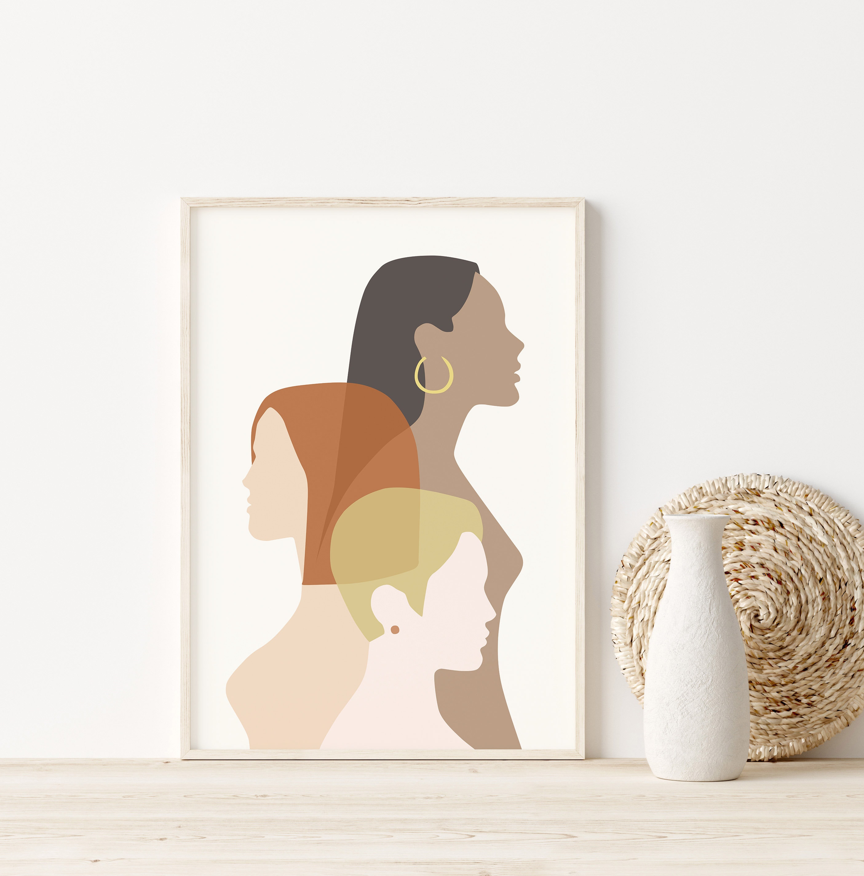 Minimalist Feminist Art Empowering Print Body Positive - Etsy