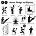 Stick Figures Man People Stickman Silhouette Action Verbs S Vector SVG ...
