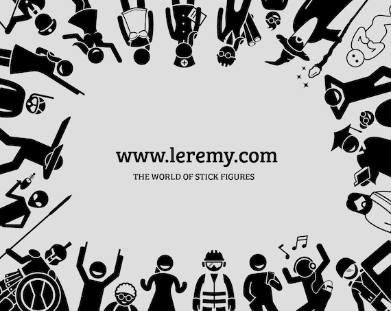 Stick Figure High Five