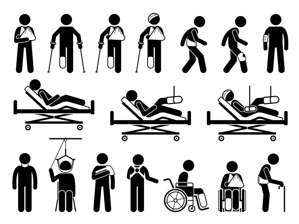 Orthopedics Body Back Support Injury Injured Accident Hospital Bed ...