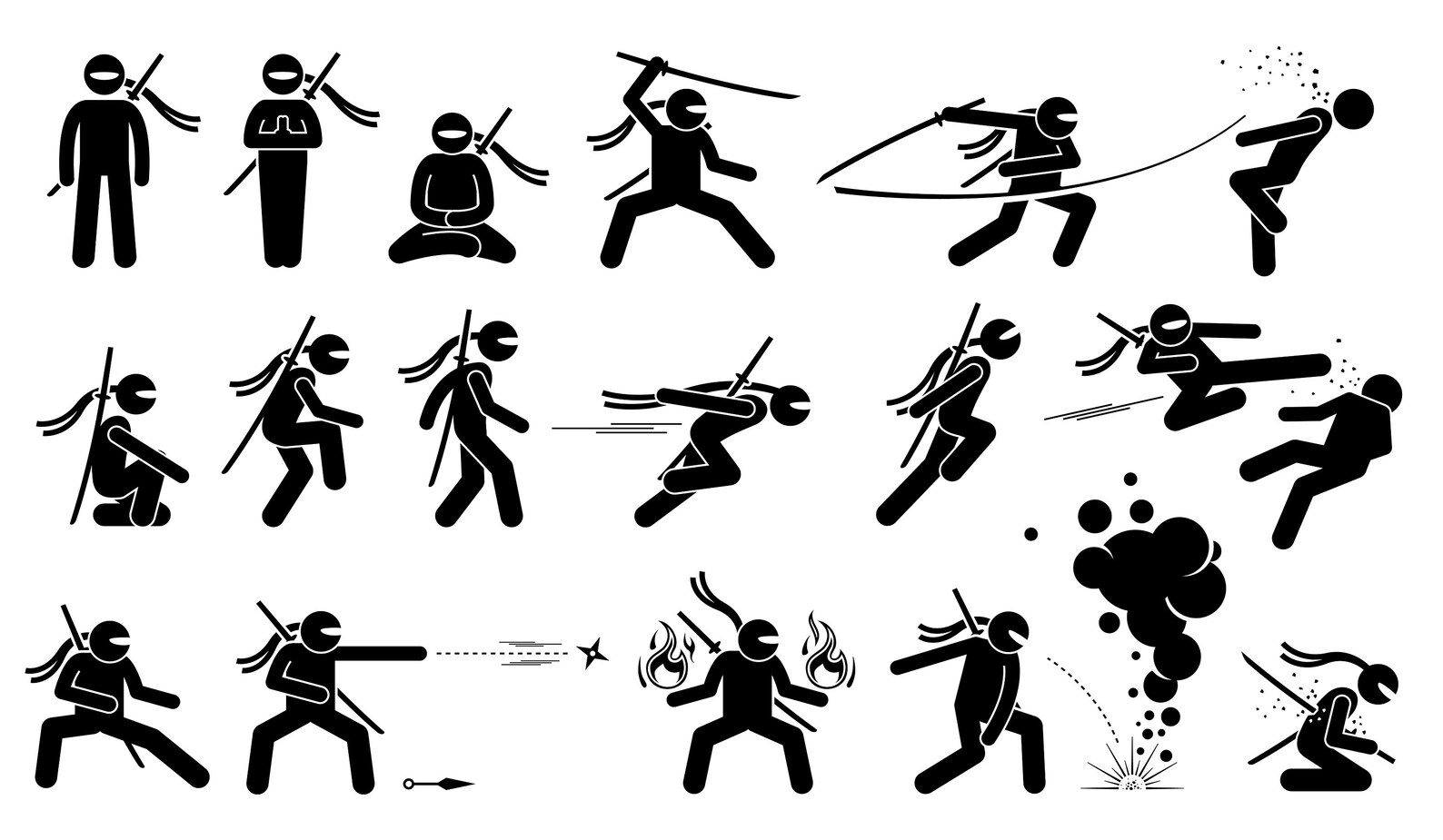 Ninja SVG Ninja EPS Ninja Vector Ninja PNG Ninja | Etsy