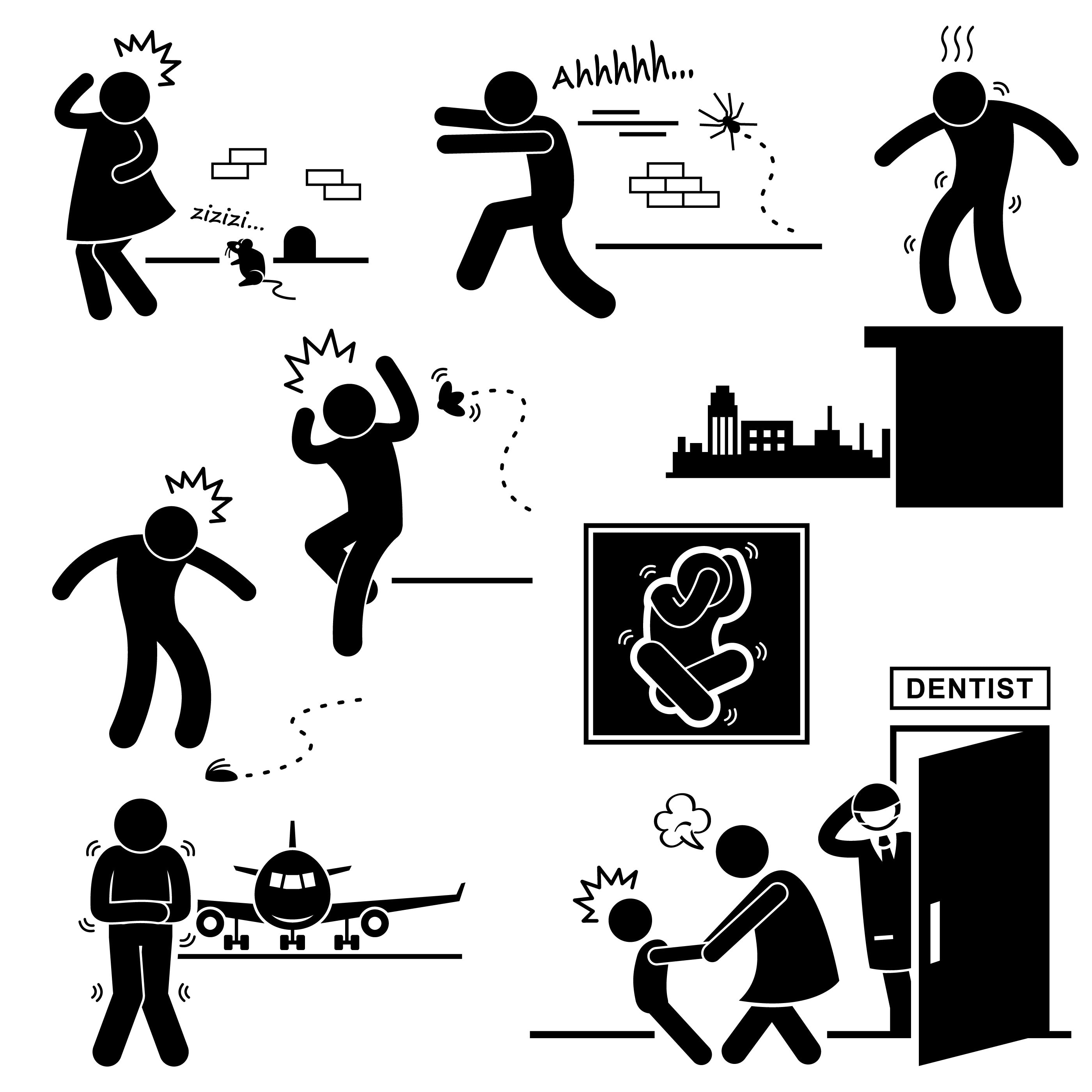 Afraid Person Clipart Outline