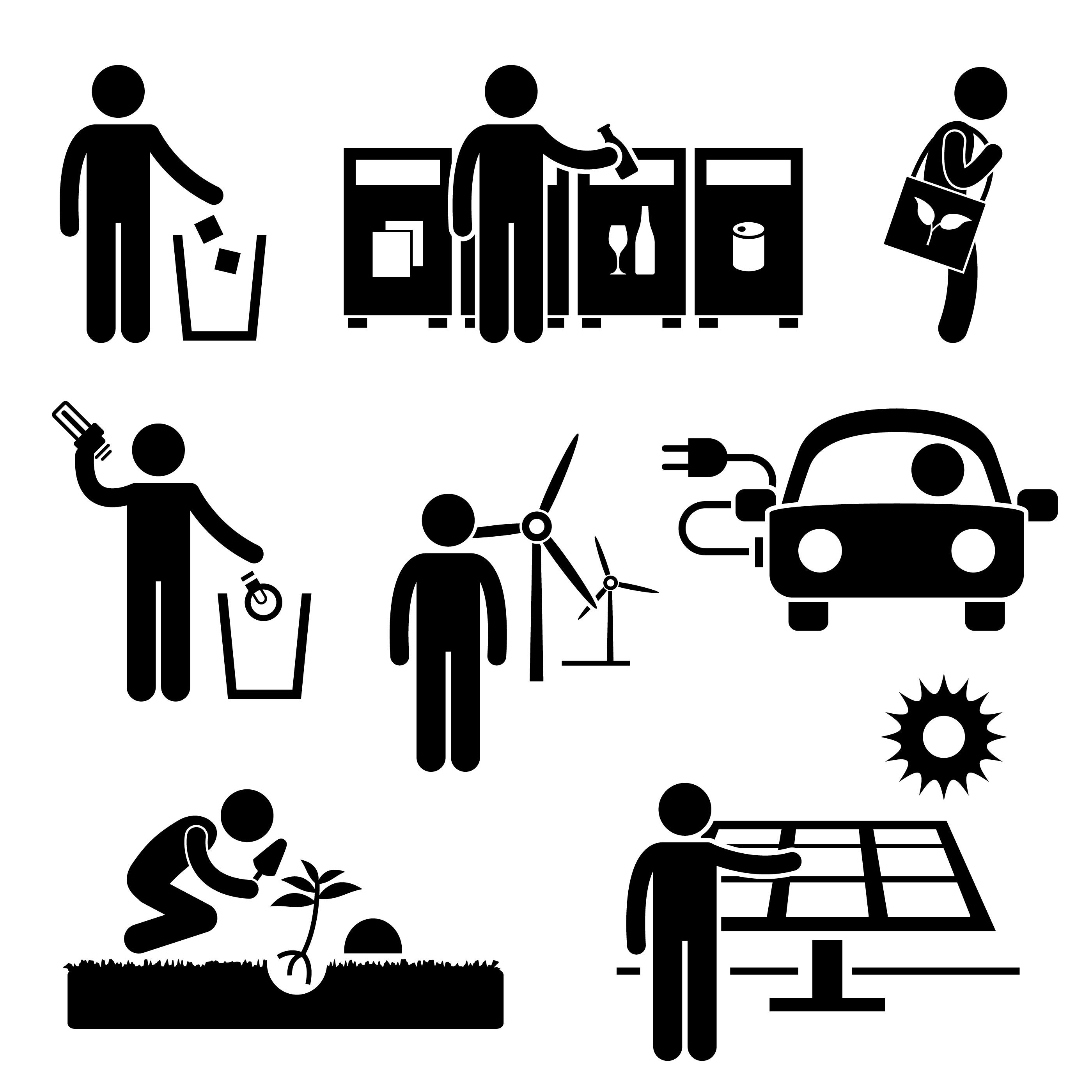 Clean Environment Clipart Black And White