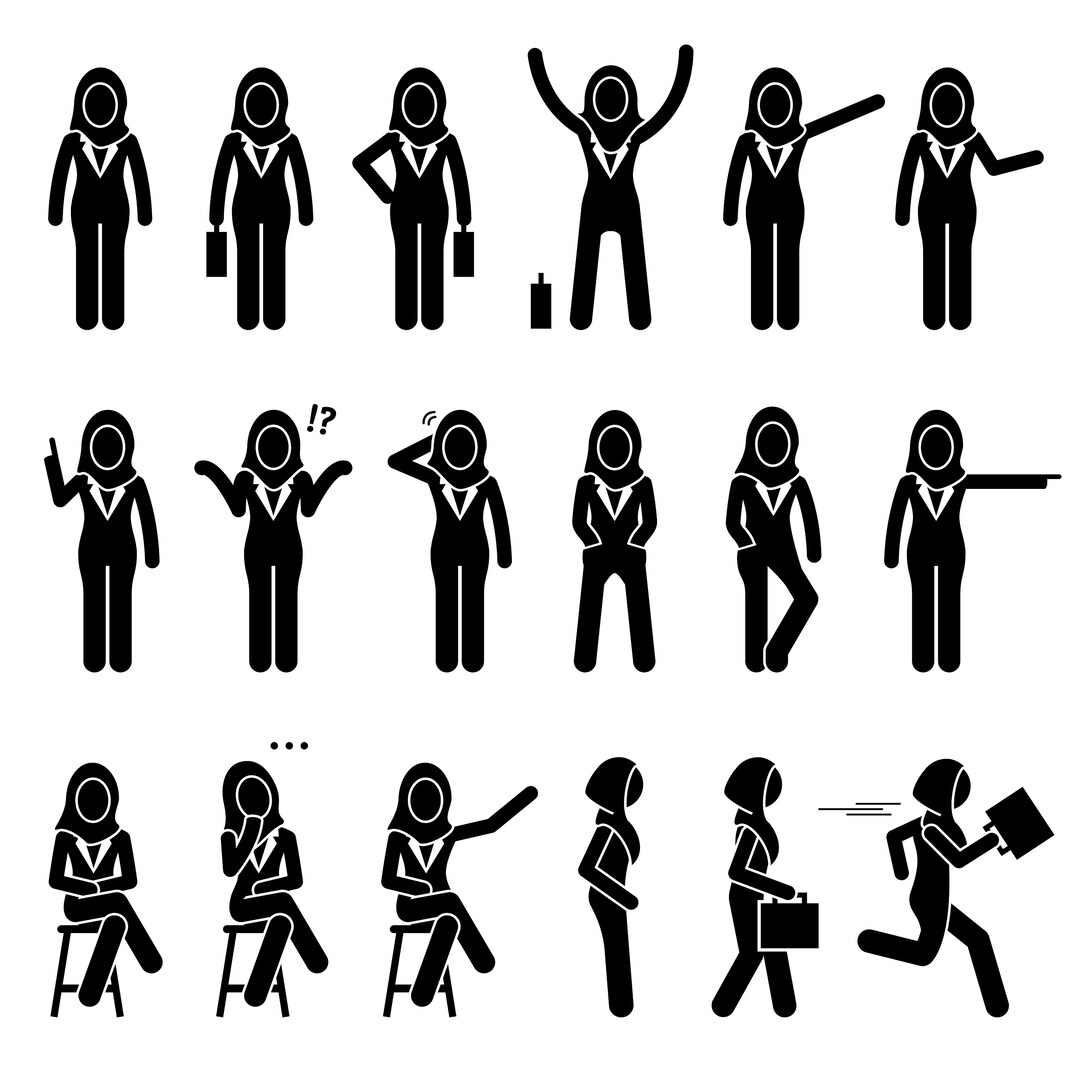 Professional Modern Muslim Business Businesswoman Entrepreneur Islam ...