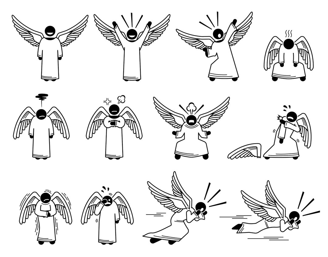 God Angel Guardian Messenger Wings Feelings Emotions Action Happy Sad ...