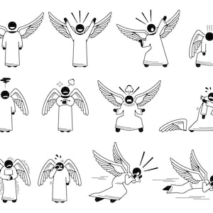 God Angel Guardian Messenger Wings Feelings Emotions Action Happy Sad ...