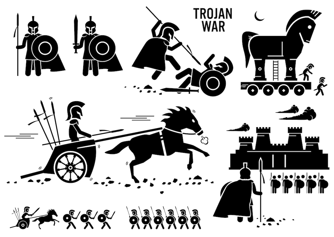 Trojan Horse War Battle Fight Greek Rome Warrior Troy Sparta Spartan ...