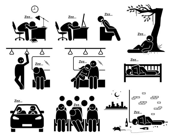 Stick Figure Sleeping