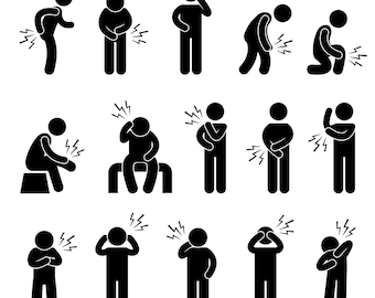 Stick figure with muscle svg - Etsy Nederland