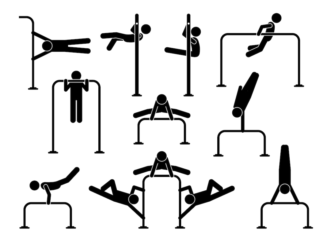 Urban Street Calisthenics Athletes Workout Gymnastic Exercises Body Fit ...