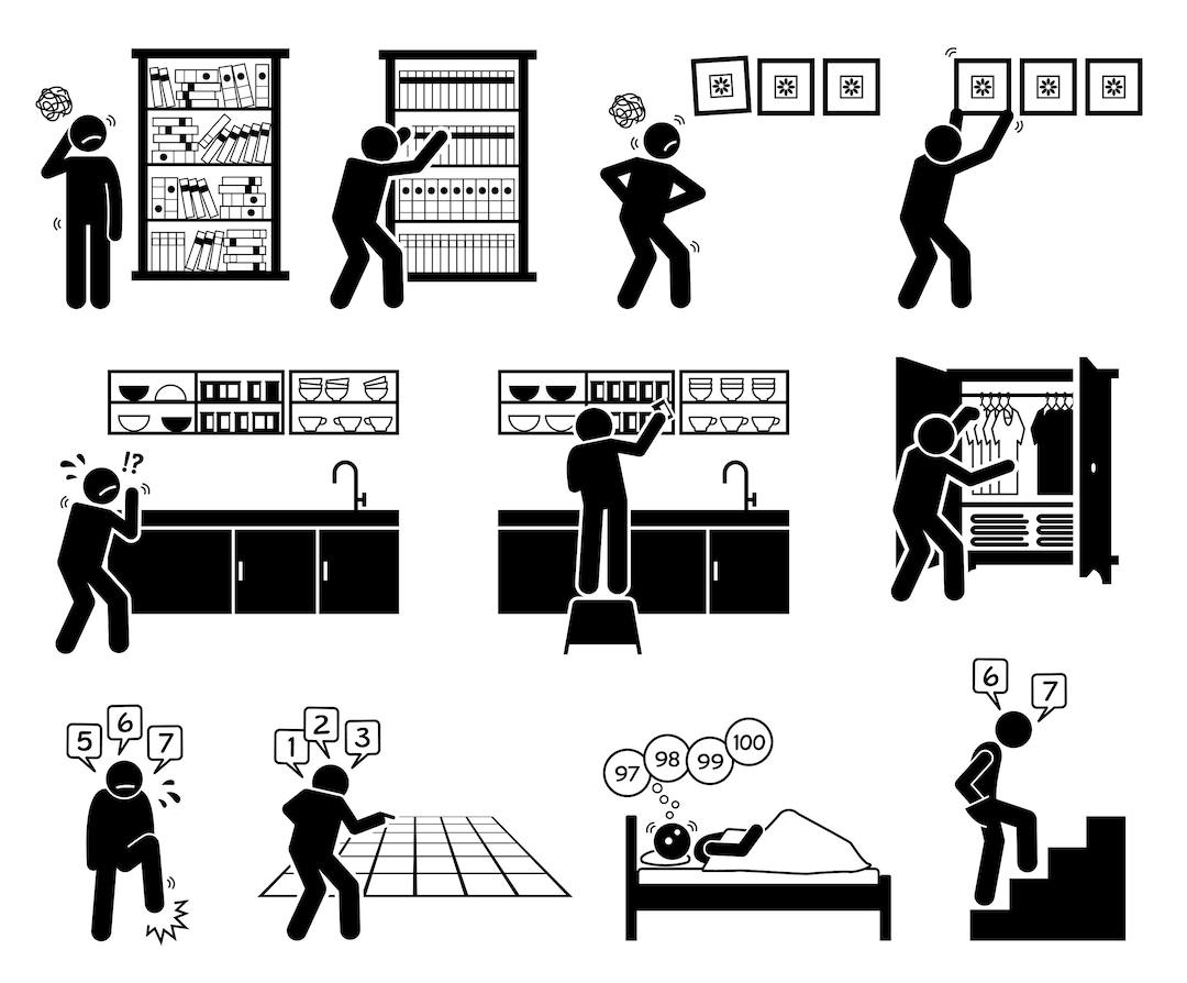 Obsessive Compulsive Disorder Ocd Symmetry Symmetrical Ordering ...