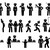 Stick Figures Man People Stickman Silhouette Action Verbs P Vector SVG ...
