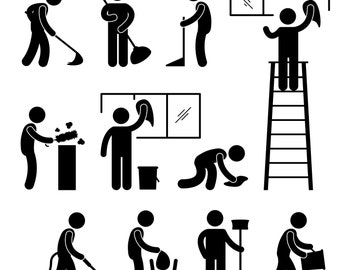 House Cleaning Svg | Etsy