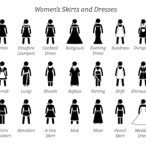 Women Lady Female Girl Skirts Dresses Stick Shirt Outfit Fashion Design ...