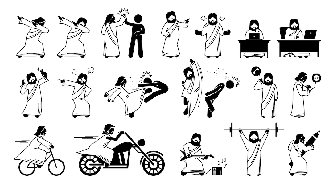 Funny Humorous Jesus Christ Messiah God Bible Christian Christianity ...